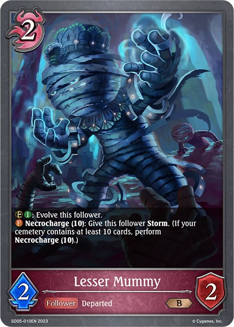 Lesser Mummy - SD05: Waltz of the Undying Night - Shadowverse: Evolve