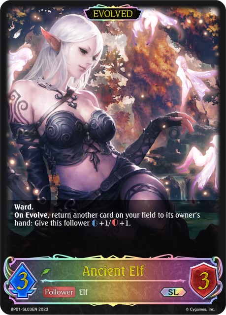 Ancient Elf (SL) (Evolved) - BP01: Advent of Genesis - Shadowverse