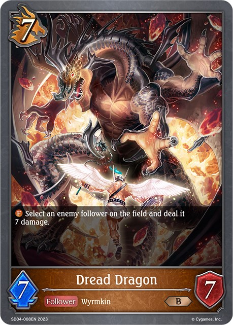 Dread Dragon - SD04: Wrath of the Greatwyrm - Shadowverse: Evolve