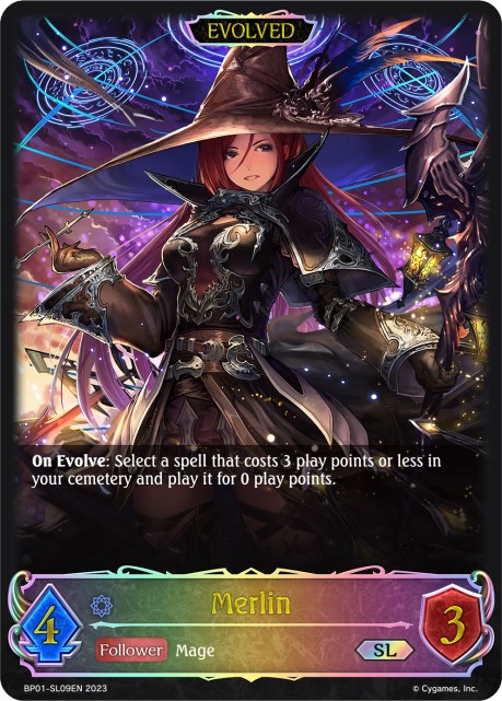 Merlin (SL) (Evolved) - BP01: Advent of Genesis - Shadowverse