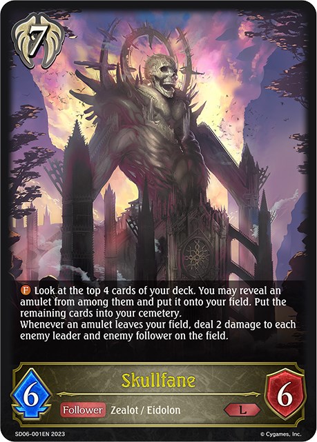 Skullfane - SD06: Maculate Ablution - Shadowverse: Evolve