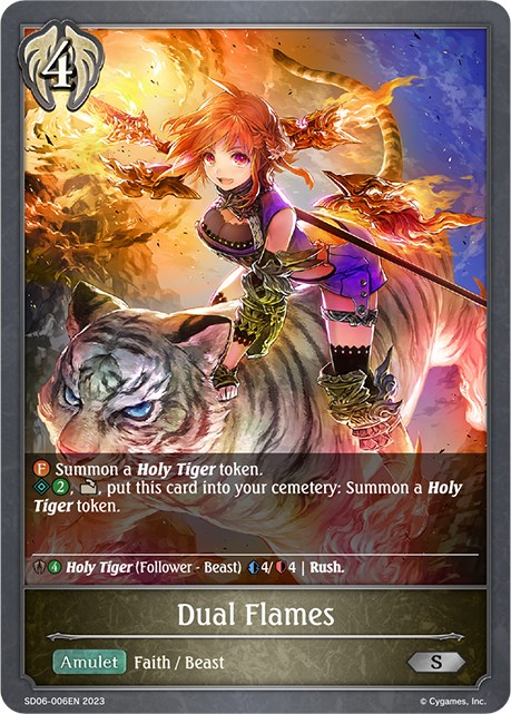 Dual Flames - SD06: Maculate Ablution - Shadowverse: Evolve