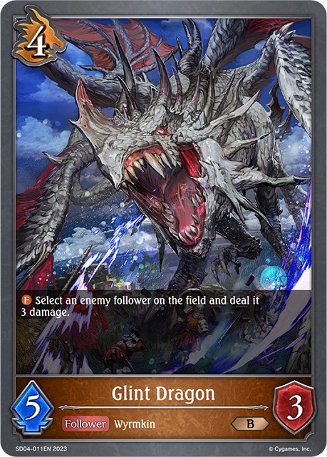 Glint Dragon - SD04: Wrath of the Greatwyrm - Shadowverse: Evolve