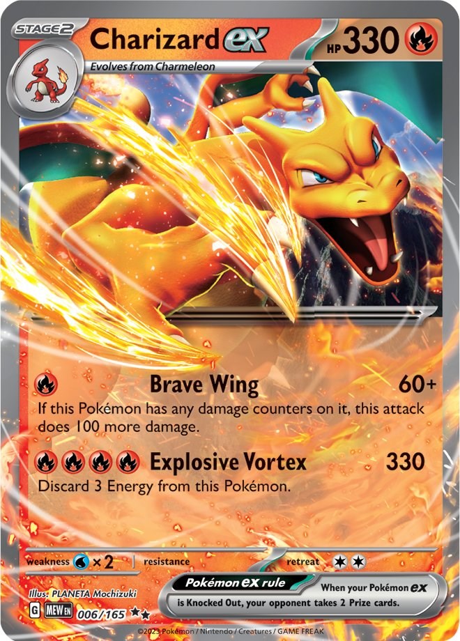 Pokemon M Charizard Ex Card