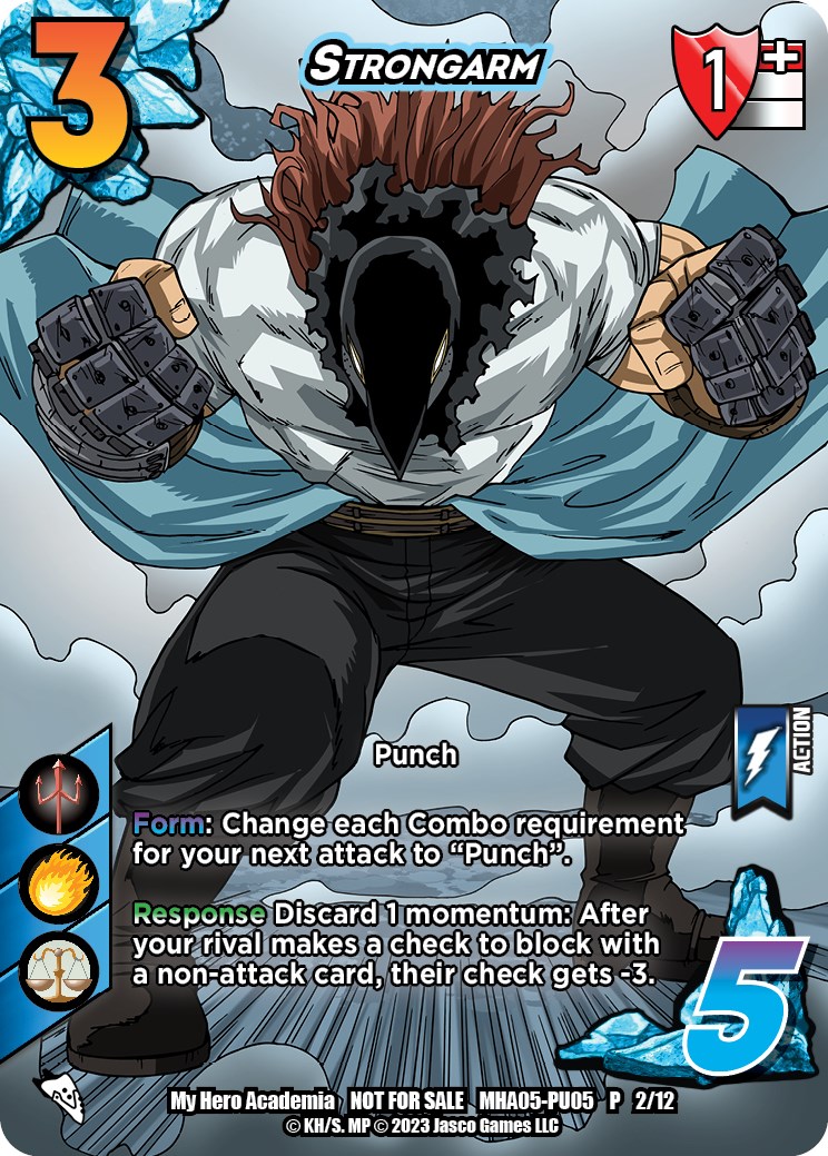 Strongarm (Plus Ultra Pack 5) - UniVersus: My Hero Academia Promo Cards ...
