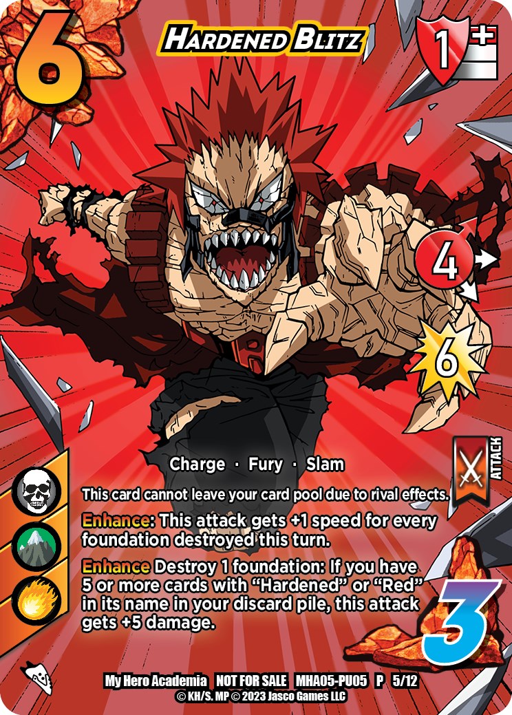 Hardened Blitz (Plus Ultra Pack 5) - UniVersus: My Hero Academia Promo ...