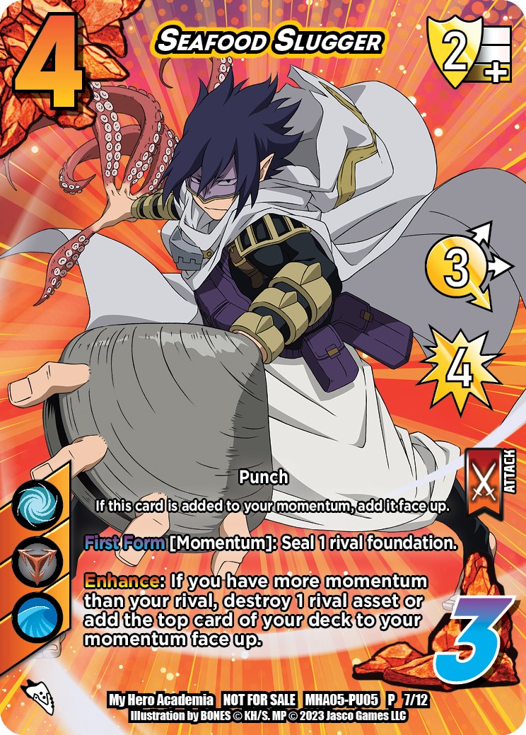 Seafood Slugger (Plus Ultra Pack 5) - UniVersus: My Hero Academia Promo ...