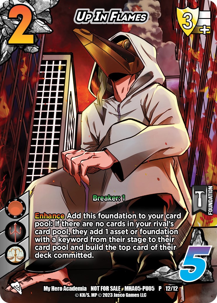 Up in Flames (Plus Ultra Pack 5) - UniVersus: My Hero Academia Promo ...