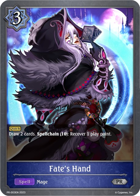 Fate’s Hand - Shadowverse: Evolve Promo Cards - Shadowverse: Evolve