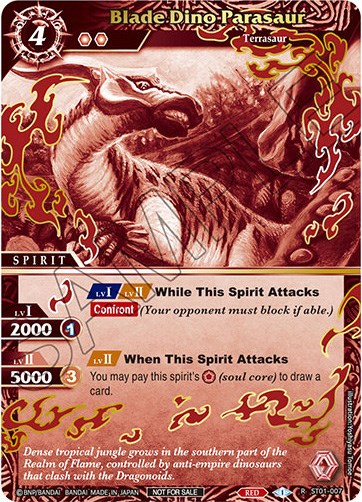 Blade Dino Parasaur (Finalist Card Set Vol. 2) - Launch & Event Promos ...