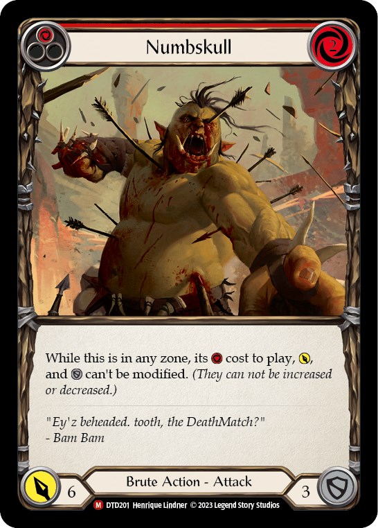 Numbskull - Dusk till Dawn - Flesh and Blood TCG