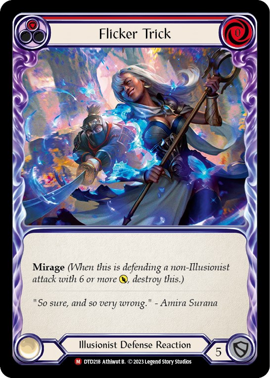 Flicker Trick - Dusk till Dawn - Flesh and Blood TCG