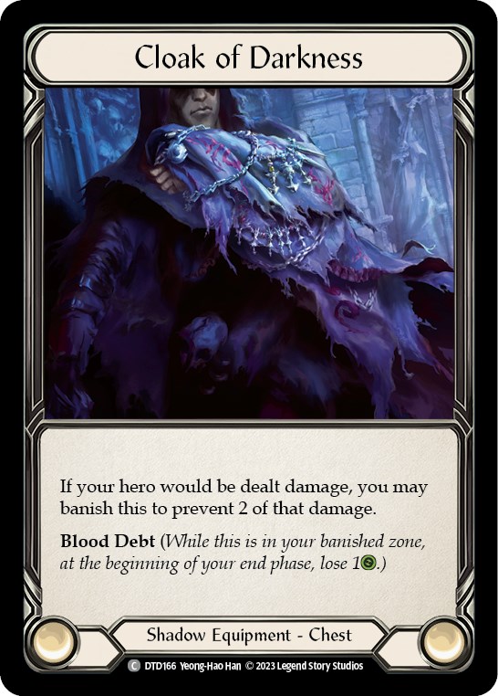 Cloak of Darkness - Dusk till Dawn - Flesh and Blood TCG