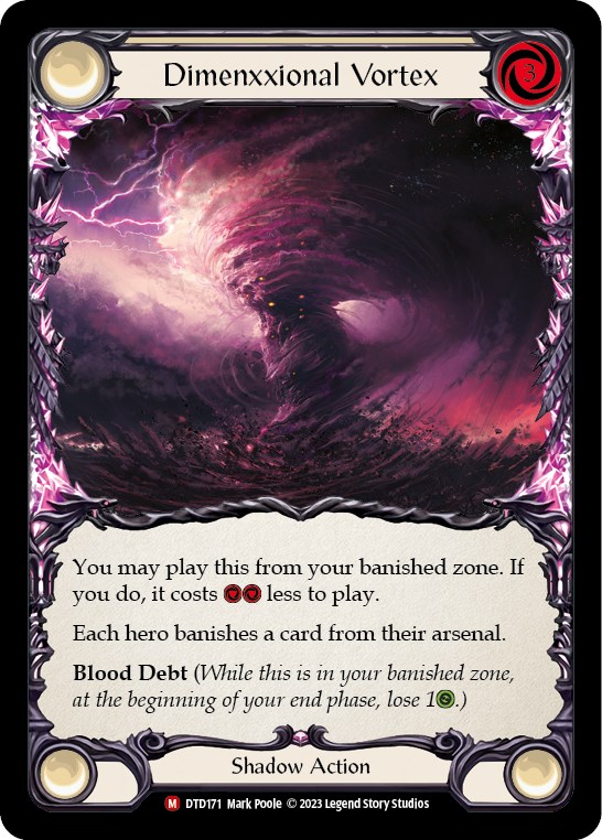 Dimenxxional Vortex - Dusk till Dawn - Flesh and Blood TCG