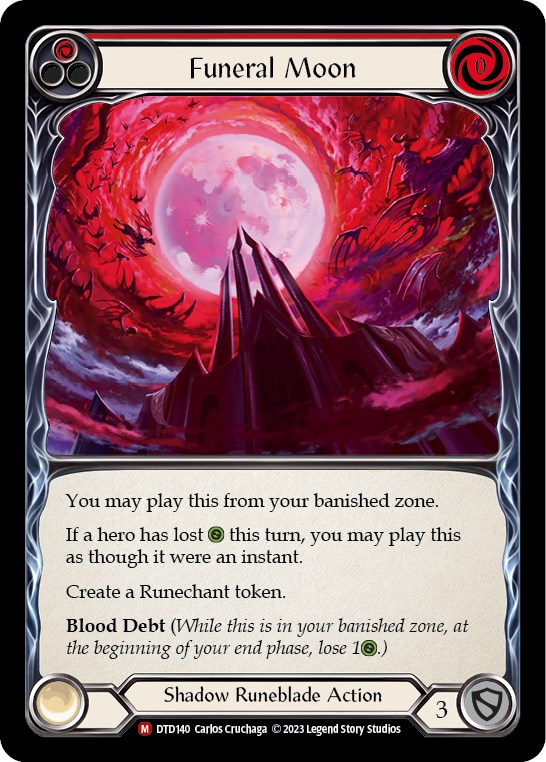 Funeral Moon - Dusk till Dawn - Flesh and Blood TCG