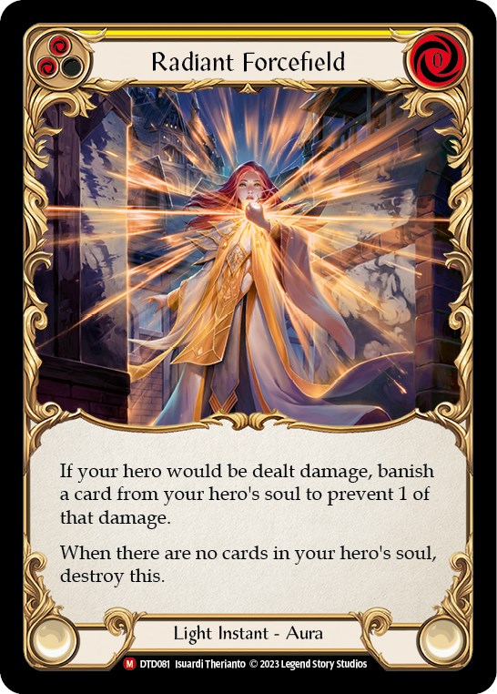 Radiant Forcefield - Dusk till Dawn - Flesh and Blood TCG
