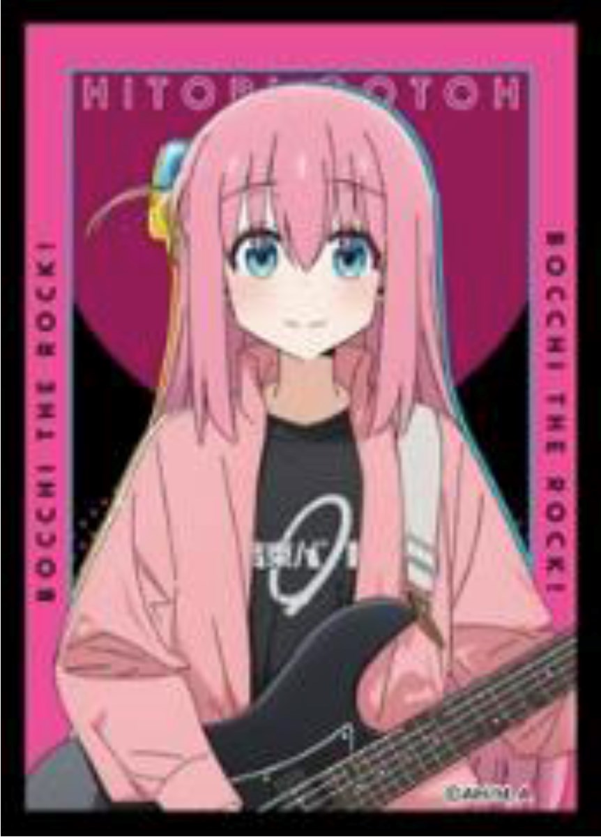 Aniplex Character Sleeves "Bocchi the Rock!" Hitori Goto (with Guitar ...