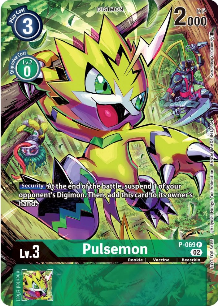 Pulsemon - P-069 (Official Tournament Pack Vol.10) - Digimon Promotion ...
