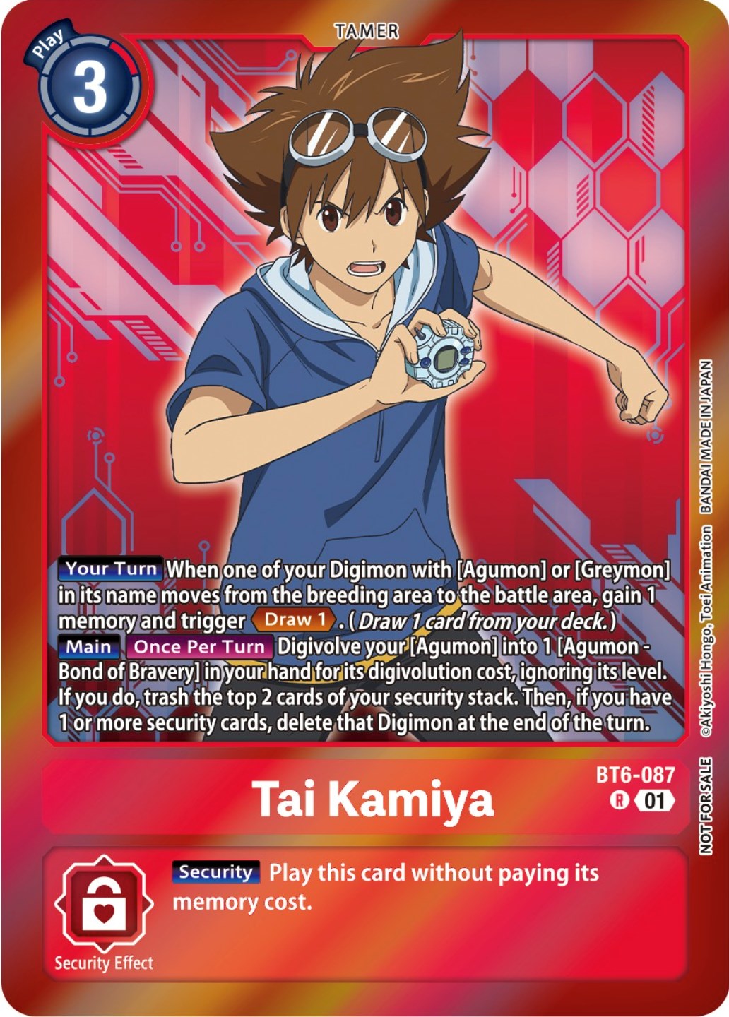 Tai Kamiya (Event Pack 5) - Double Diamond - Digimon Card Game