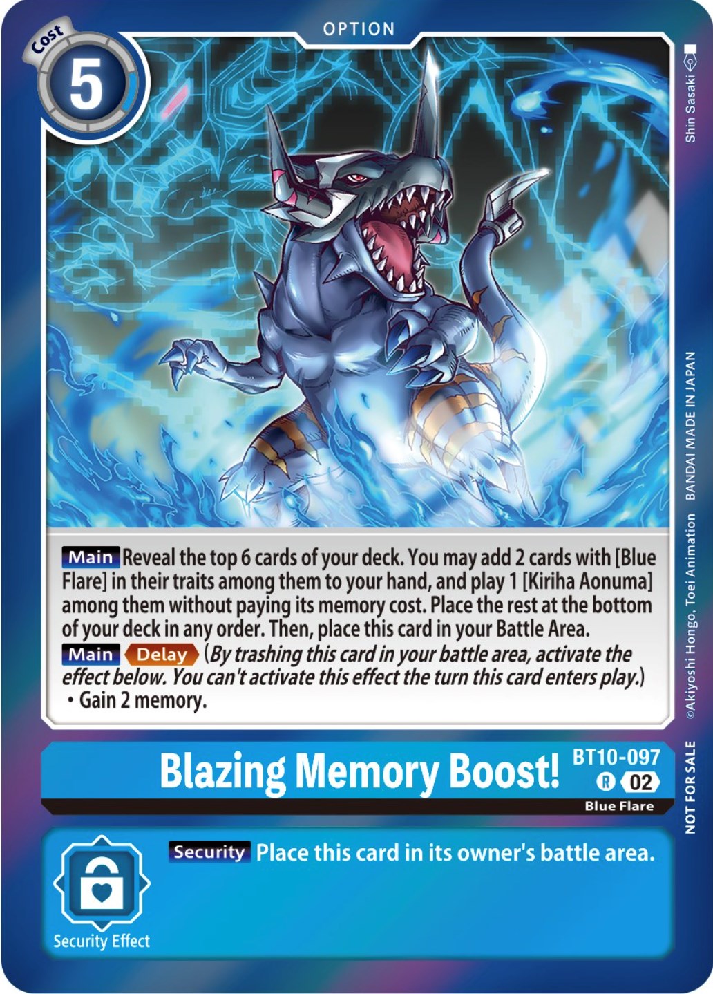 Blazing Memory Boost! (Event Pack 5) - Xros Encounter - Digimon Card Game