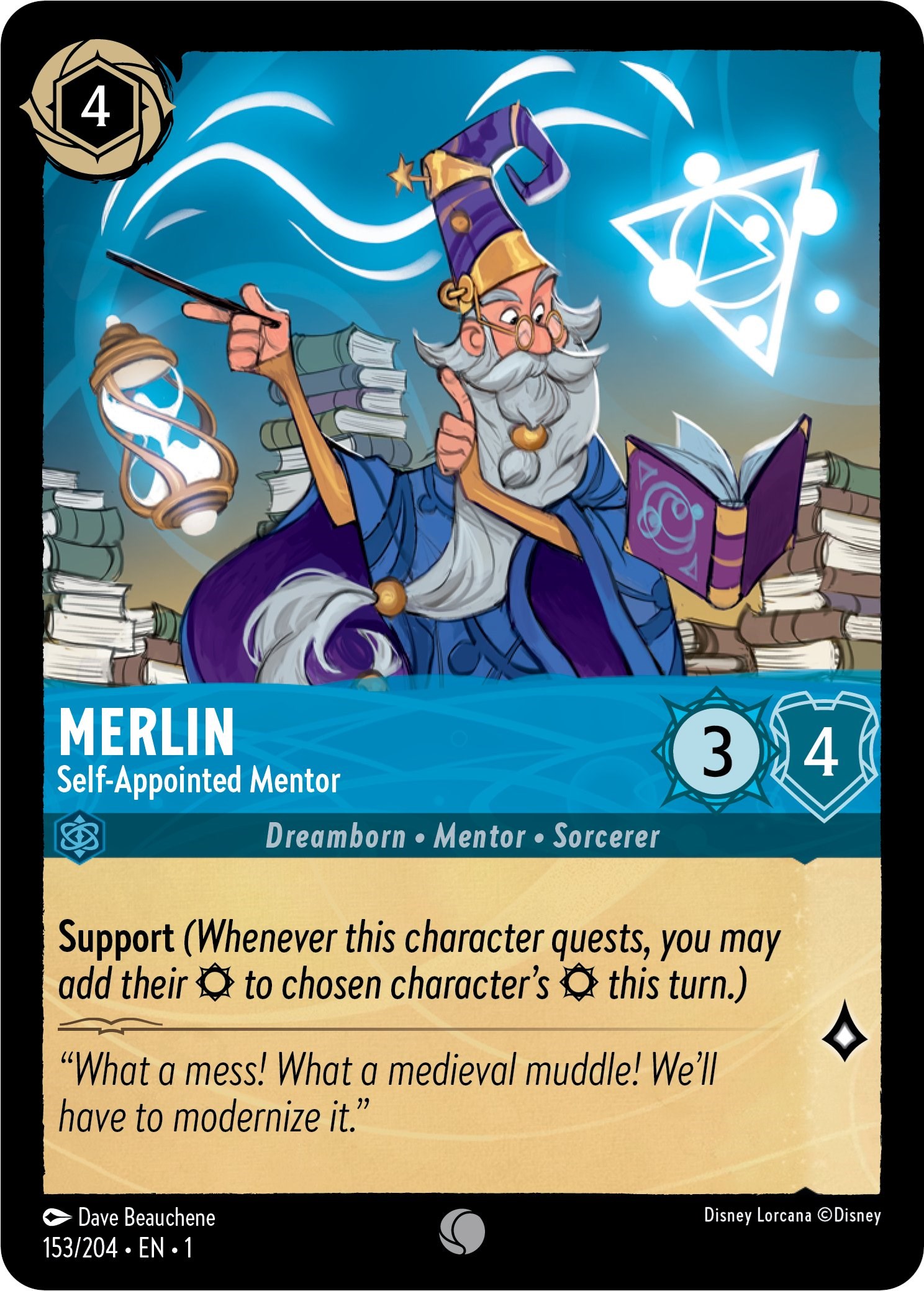 Merlin - Self-Appointed Mentor - The First Chapter - Disney Lorcana