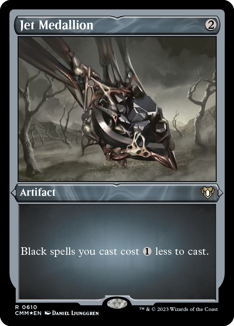 Jet Medallion (Foil Etched) - Commander Masters - Magic: The Gathering