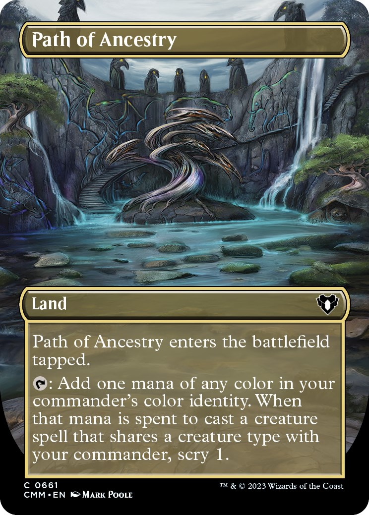 Path of Ancestry (Borderless) - Commander Masters - Magic: The Gathering