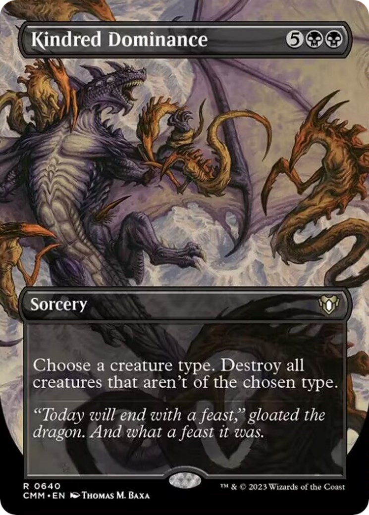 Kindred Dominance (Borderless) - Commander Masters - Magic: The Gathering