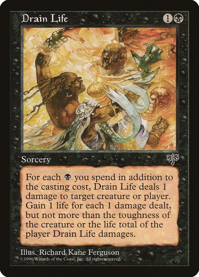 Drain Life - Mirage - Magic: The Gathering
