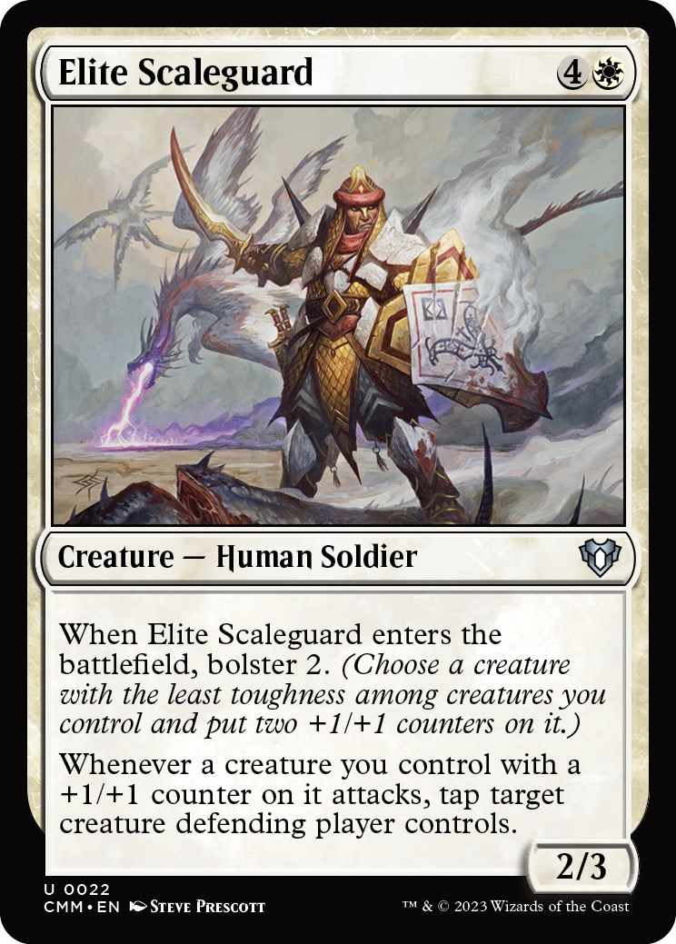 Elite Scaleguard - Commander Masters - Magic: The Gathering