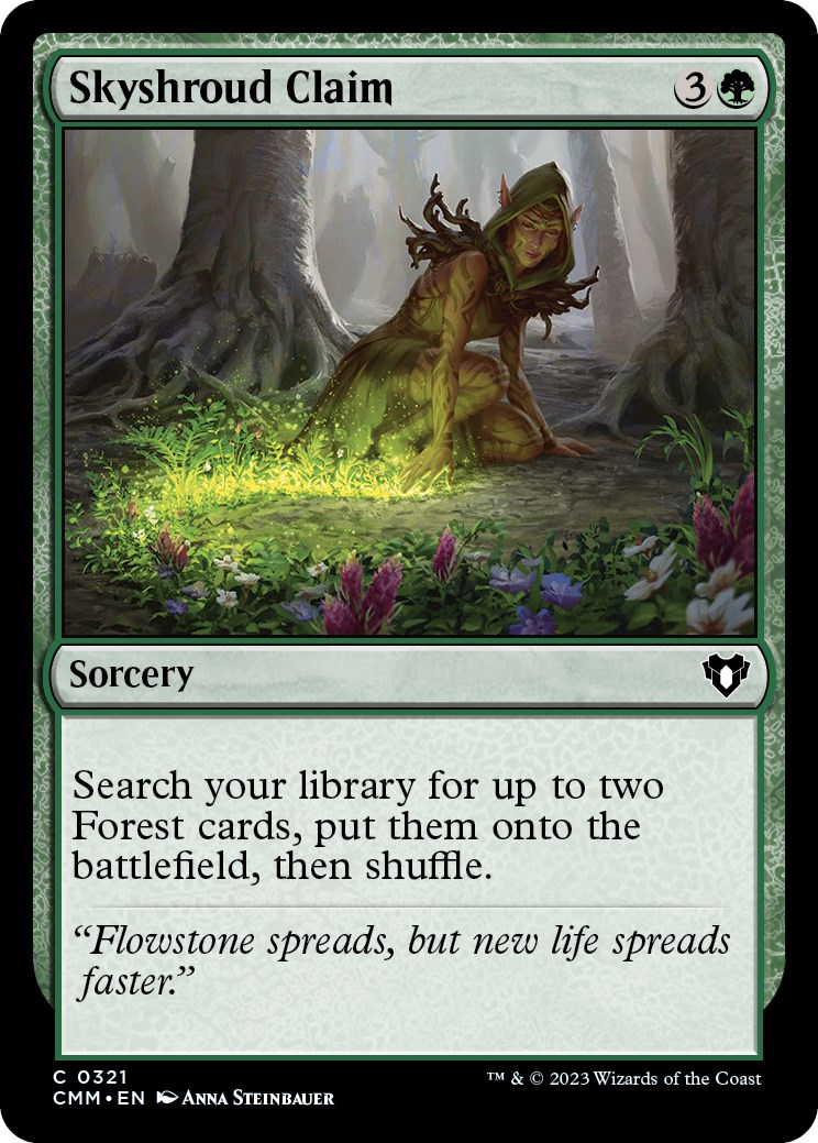 Skyshroud Claim - Commander Masters - Magic: The Gathering
