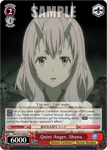 Quiet Anger, Shuna - That Time I Got Reincarnated as a Slime Vol.3 ...