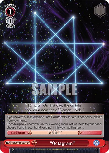 "Octagram" - That Time I Got Reincarnated as a Slime Vol.3 - Weiss Schwarz