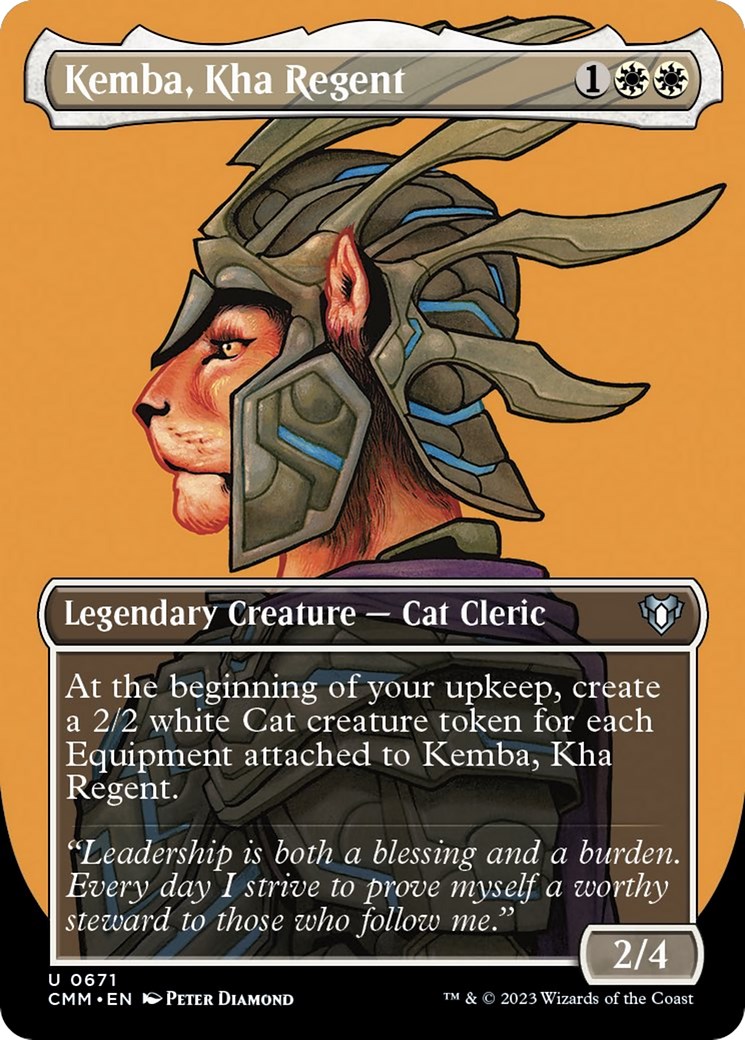 Kemba, Kha Regent (Borderless) - Commander Masters - Magic: The Gathering