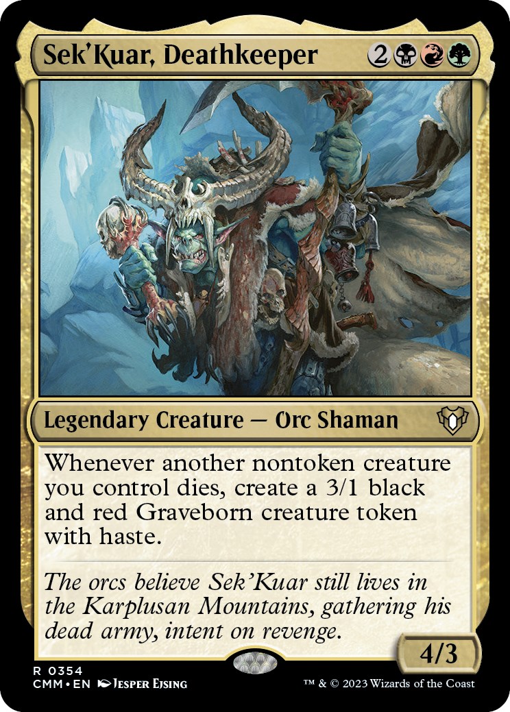 Sek'Kuar, Deathkeeper - Commander Masters - Magic: The Gathering