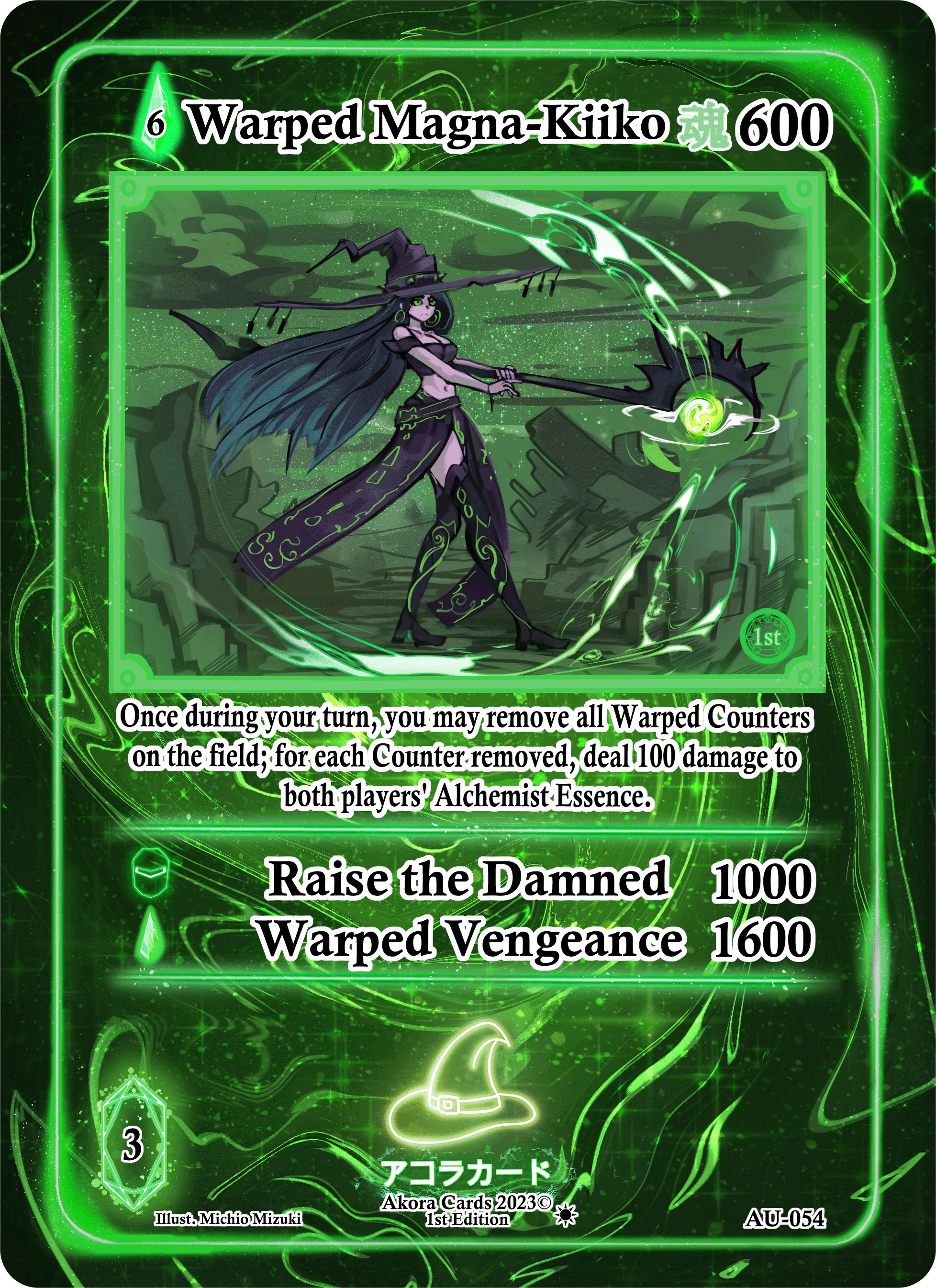 Warped Magna-Kiiko - Afelium Unleashed [1st Edition] - Akora TCG