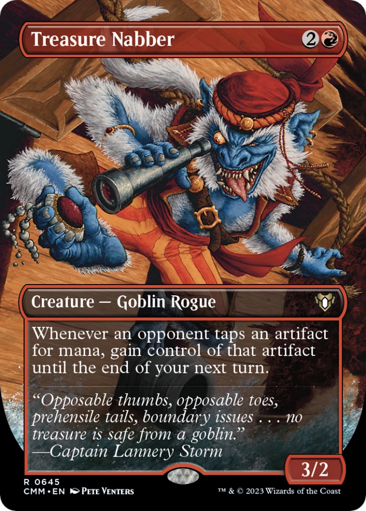 Treasure Nabber (Borderless) - Commander Masters - Magic: The Gathering