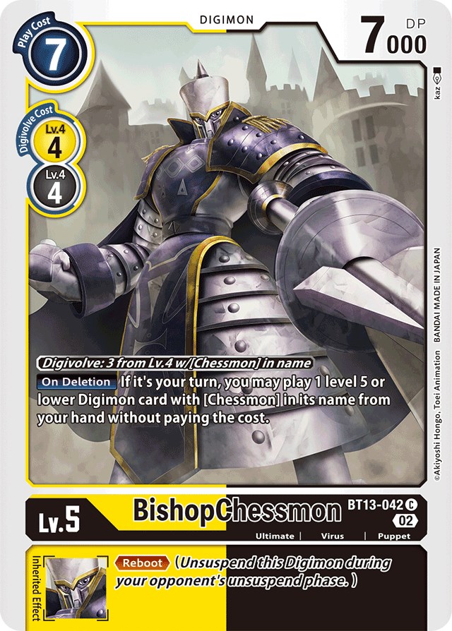BishopChessmon - Versus Royal Knights - Digimon Card Game