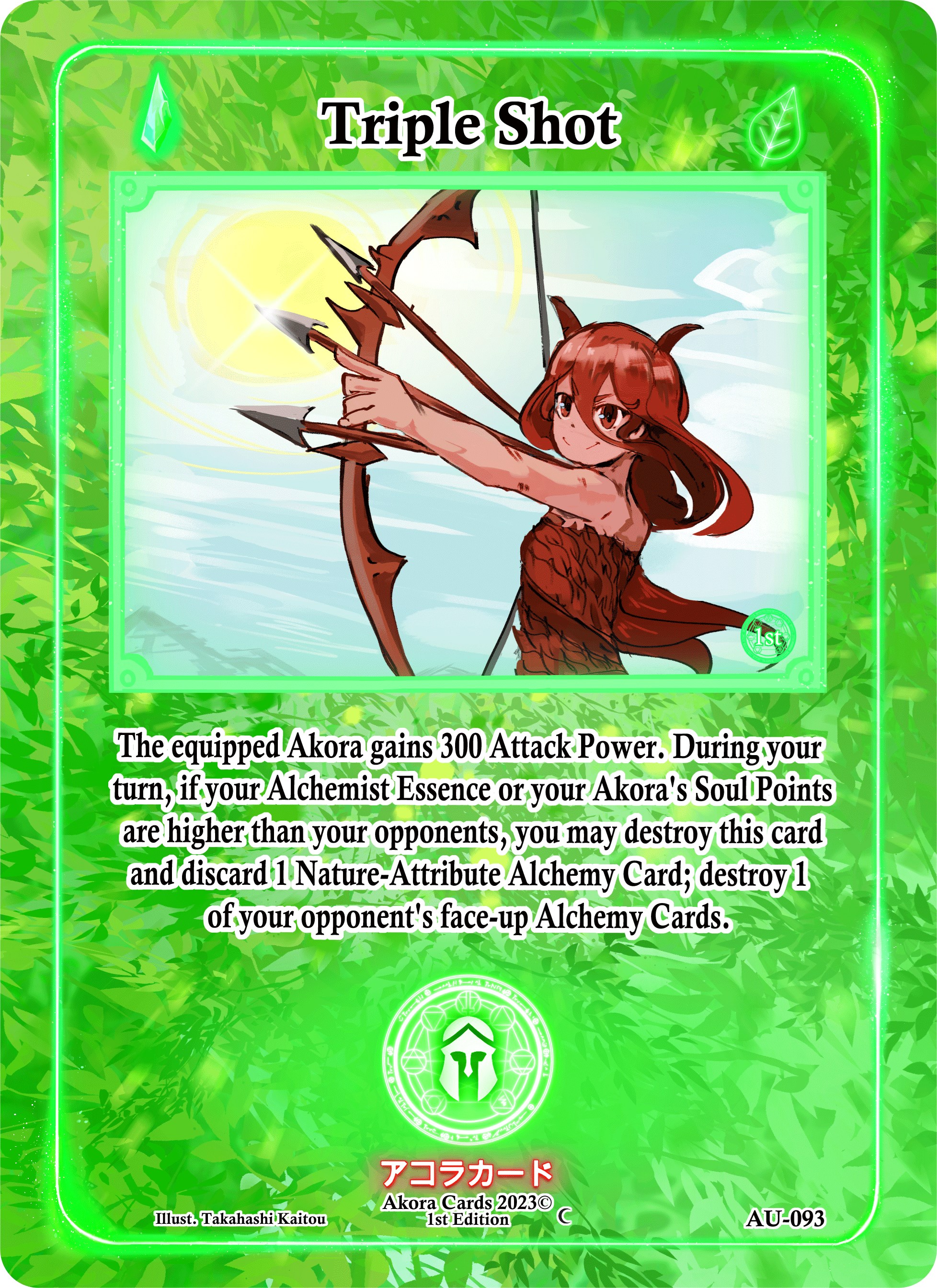 Triple Shot - Afelium Unleashed [1st Edition] - Akora TCG