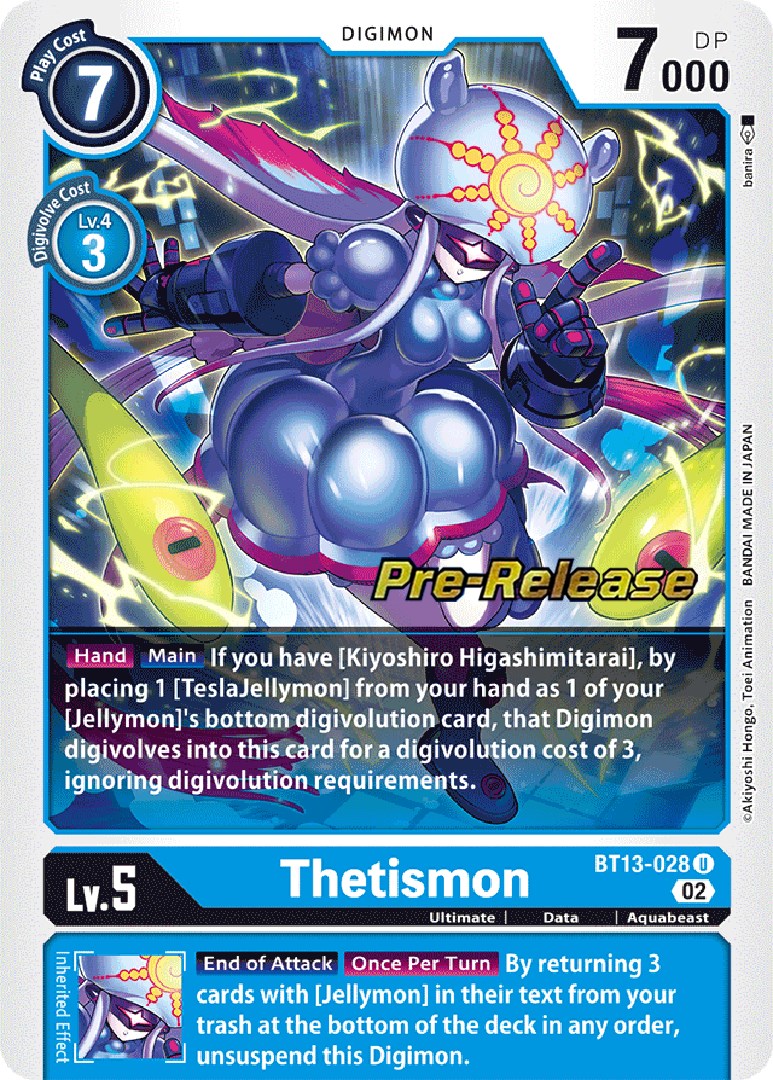 Thetismon - Versus Royal Knights Pre-Release Cards - Digimon Card Game