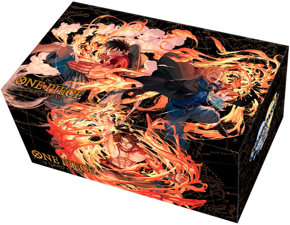 One Piece Card Game: Ace/Sabo/Luffy Storage Box - Bandai Deck Boxes ...