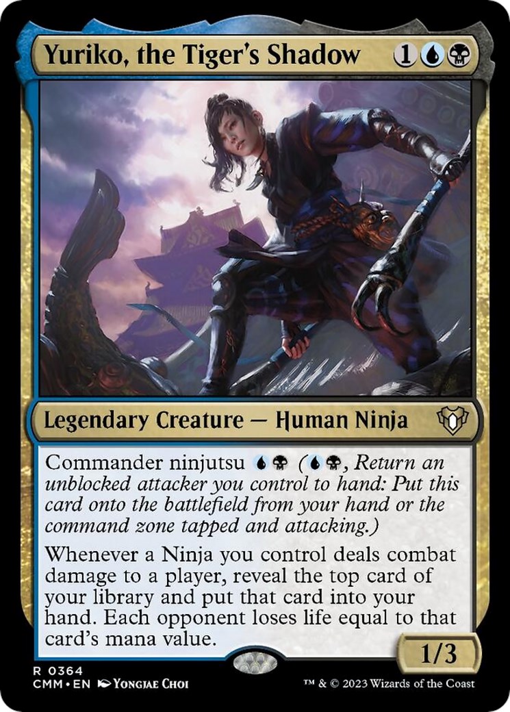 Yuriko, the Tiger's Shadow - Commander Masters - Magic: The Gathering