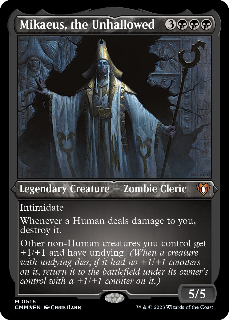 Mikaeus, the Unhallowed (Foil Etched) - Commander Masters - Magic: The ...