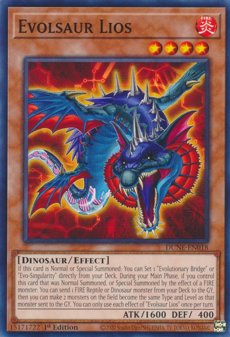 Evolsaur Lios - Duelist Nexus - YuGiOh