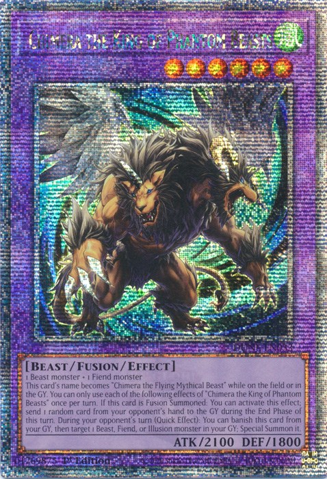 Chimera the King of Phantom Beasts (Quarter Century Secret Rare ...