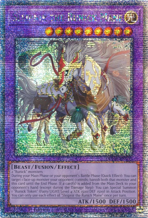 Sleipnir the Runick Mane (Quarter Century Secret Rare) - Duelist Nexus ...