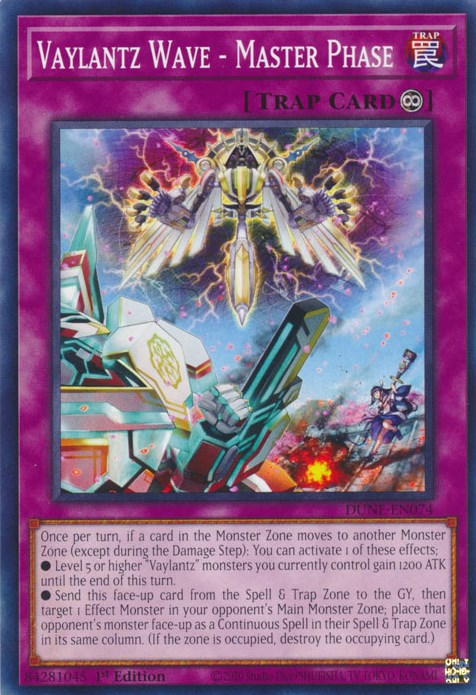 Vaylantz Wave - Master Phase - Duelist Nexus - YuGiOh