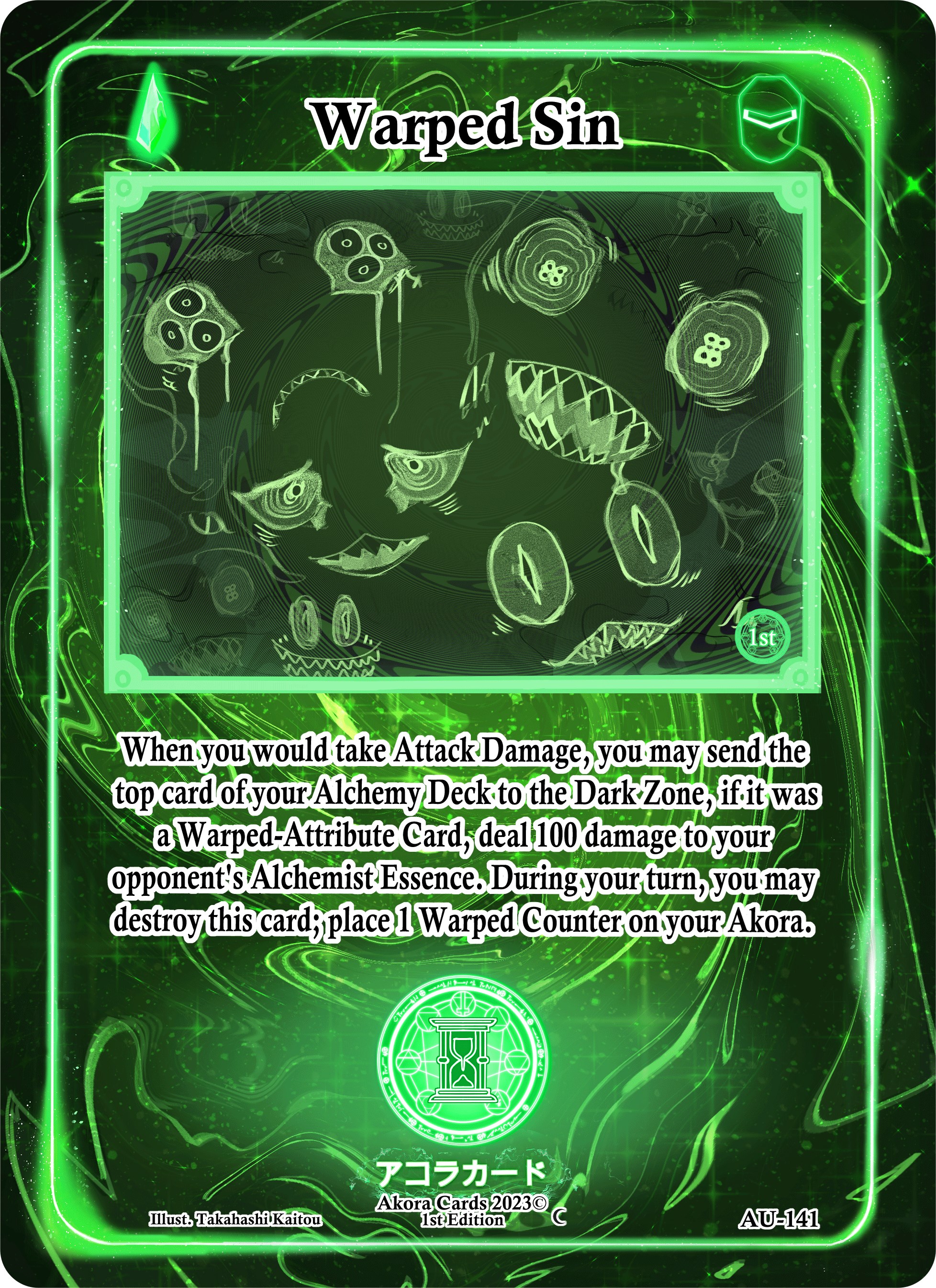 Warped Sin - Afelium Unleashed [1st Edition] - Akora TCG