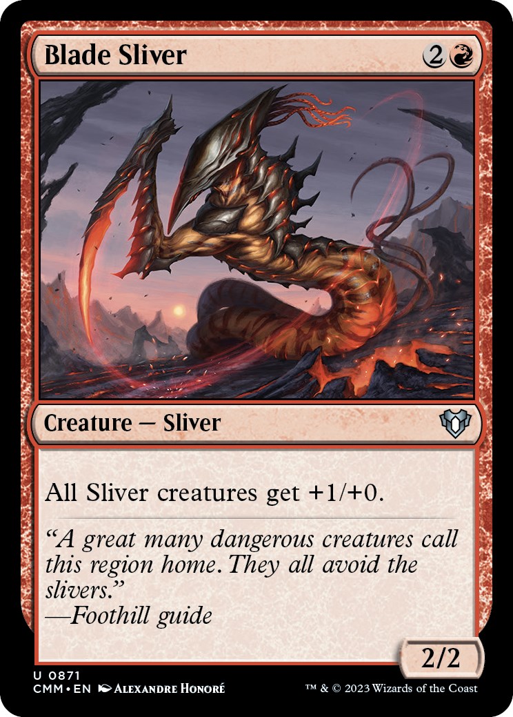 Blade Sliver - Commander Masters - Magic: The Gathering