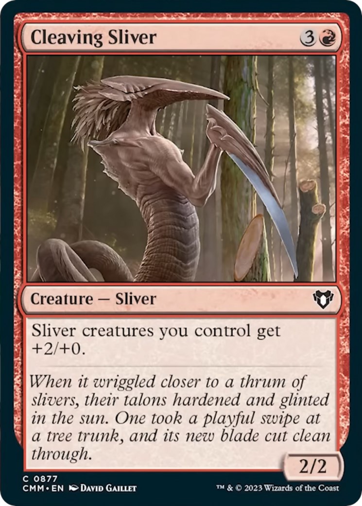 Cleaving Sliver - Commander Masters - Magic: The Gathering